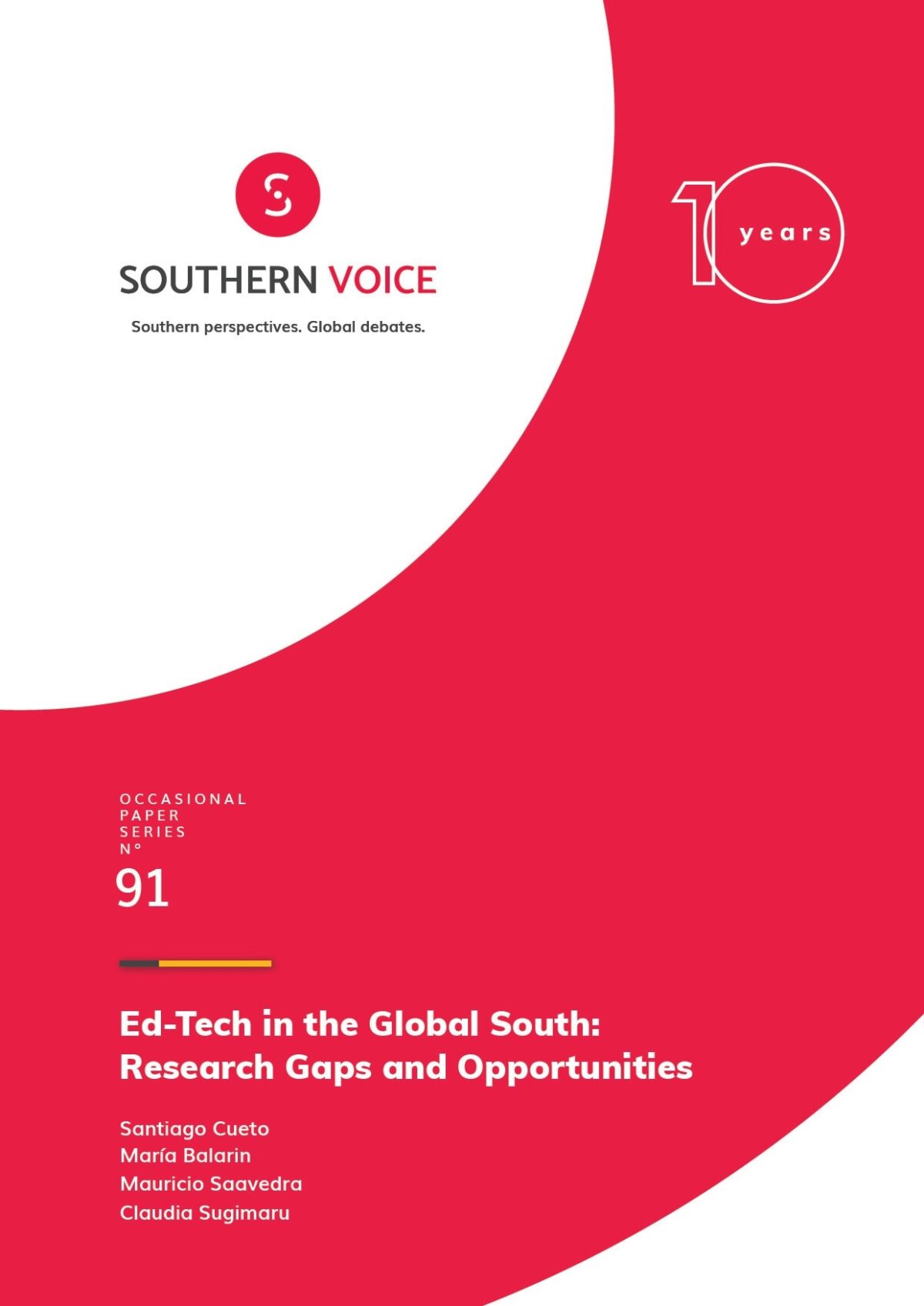 Ed-tech in the Global South: Research Gaps and Opportunities - Southern ...